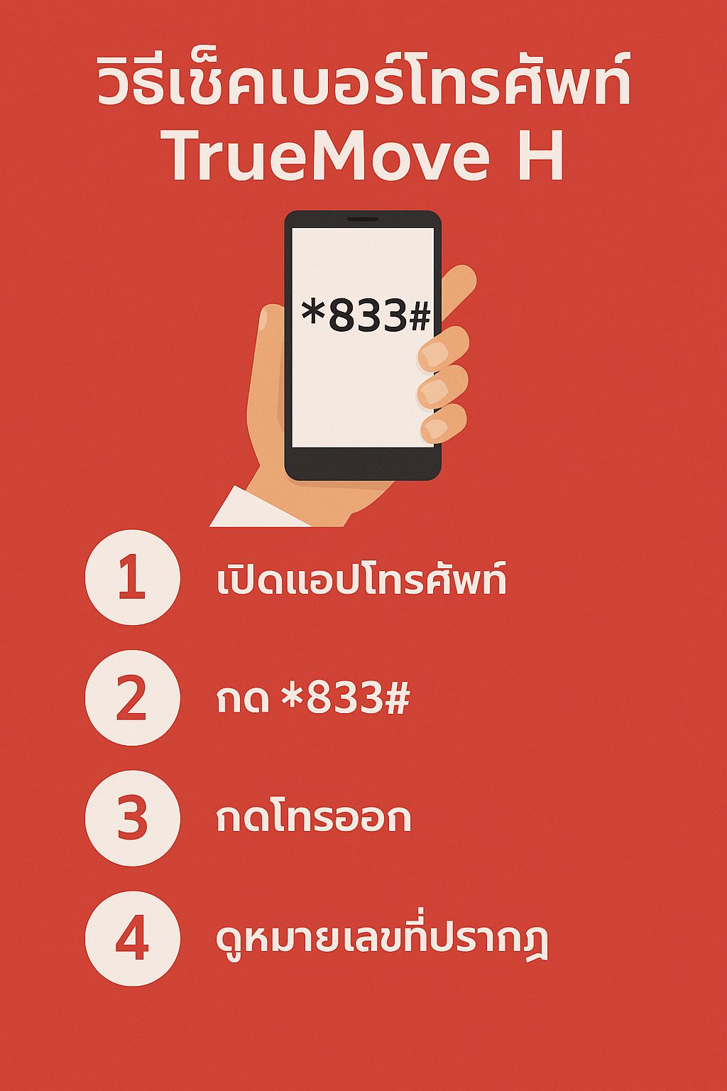 วิธีเช็กเบอร์ทรูมูฟเอชของตัวเอง อัปเดตล่าสุดปี 2025 – ทำได้ง่ายภายใน ...